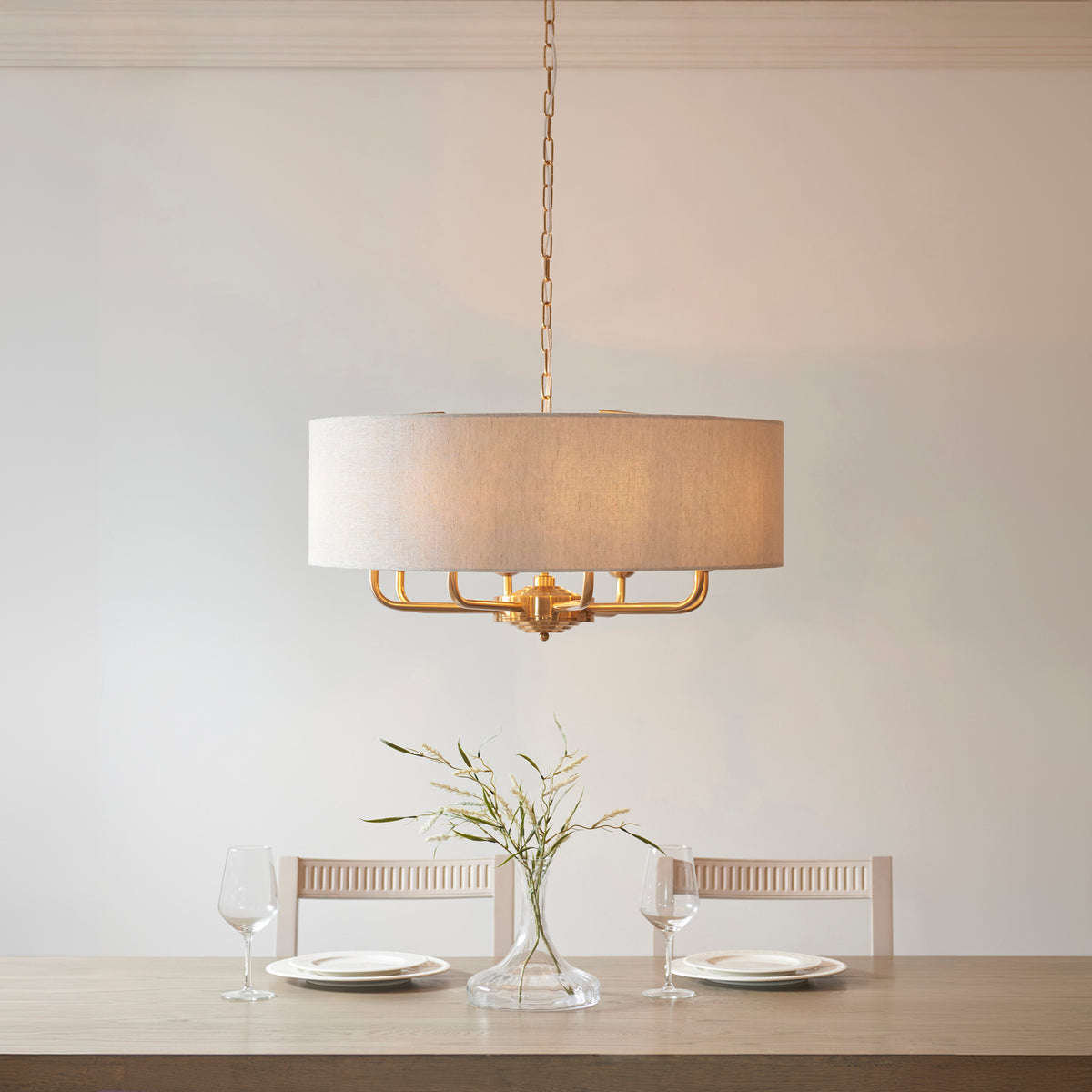 Highclere 8lt Pendant – Comet Lighting