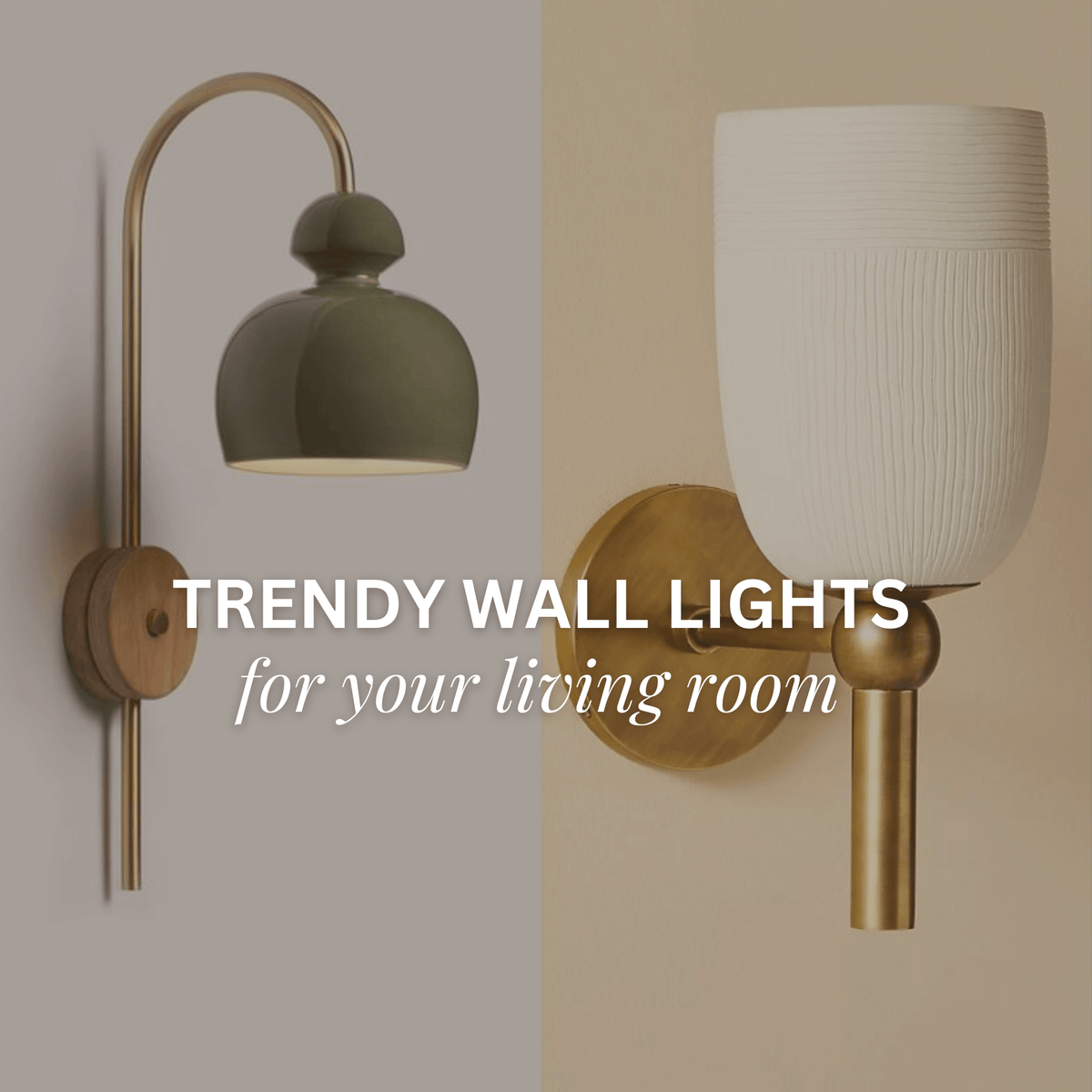 Transform Your Living Space: Trendy Wall Light Ideas for Your Living R ...