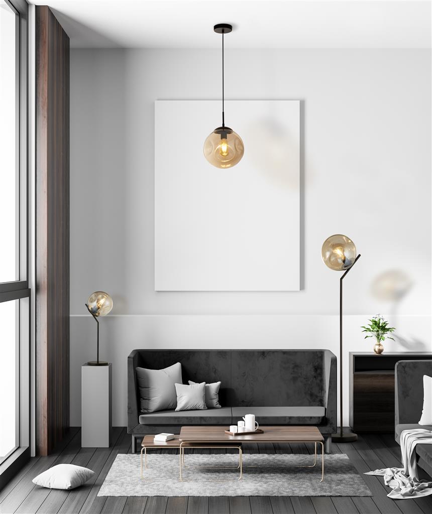 Punch Pendant - Black Metal & Champagne Punched Glass – Comet Lighting