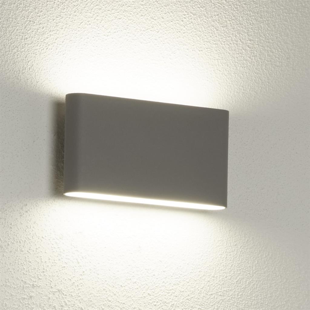 Maples LED Outdoor Wall Light - Grey & Frosted Diffuser,IP44 – Comet ...