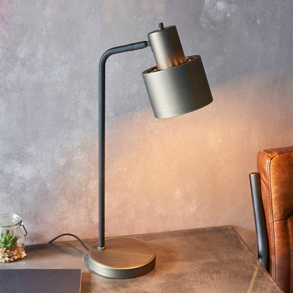Mayfield Task Table Lamp Dark Bronze – Comet Lighting