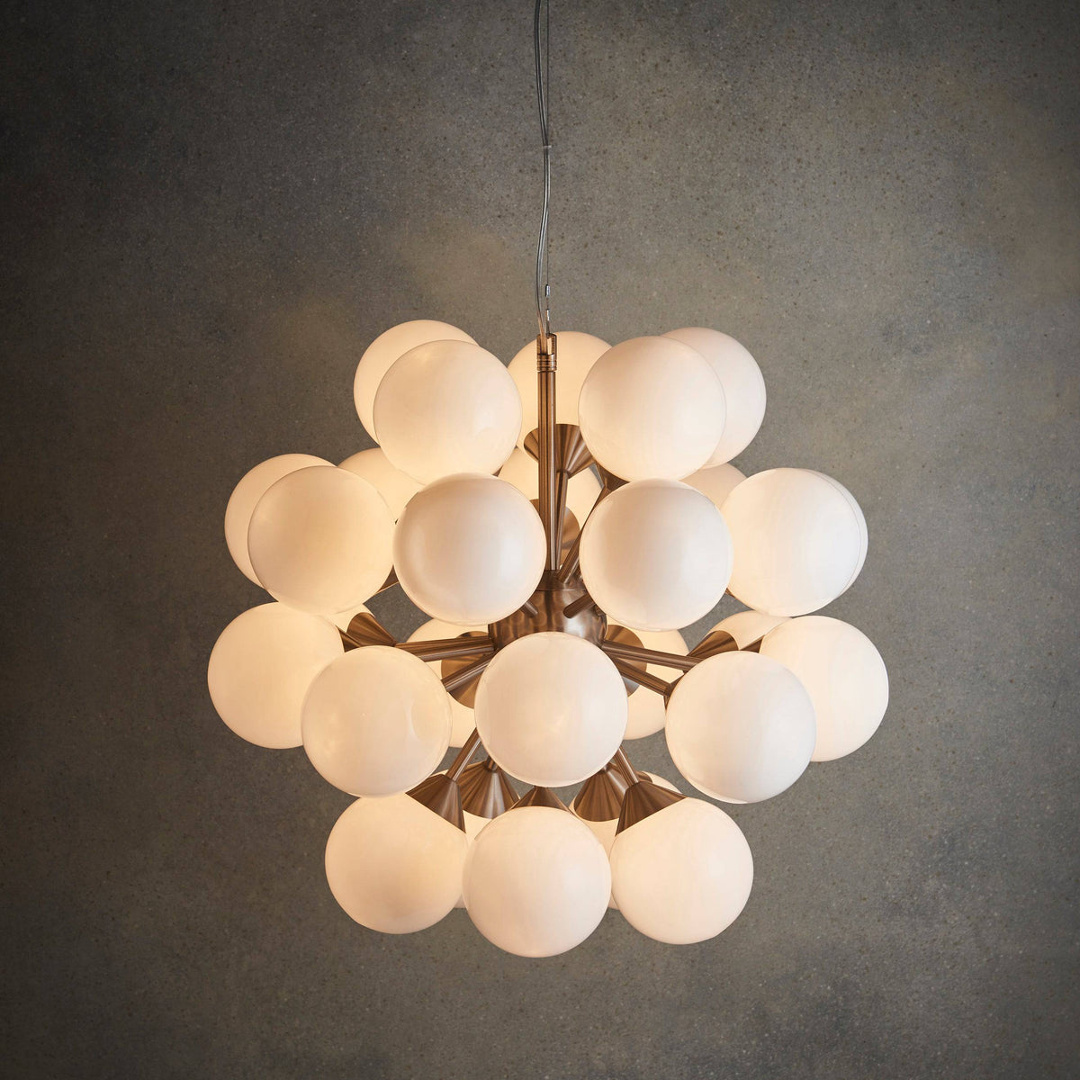 Oscar 28-Light Pendant Ceiling Light Nickel – Comet Lighting