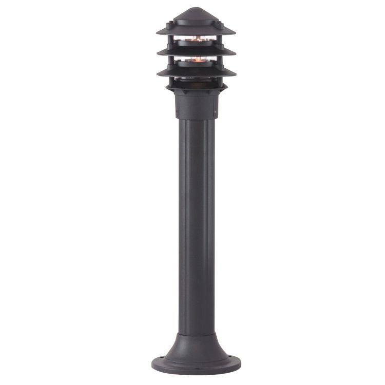 Searchlight Black Bollard Light Glass Diffuser – Comet Lighting