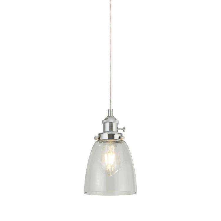 Searchlight Pendant Island 1Lt Aluminum Holder Clear Glass – Comet Lighting