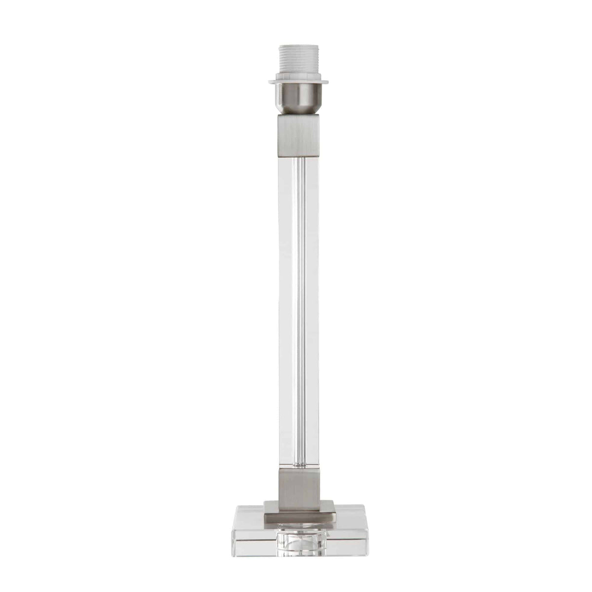 Base Only Scarborough Table Lamp, Satin Nickel Metal&Crystal – Comet ...